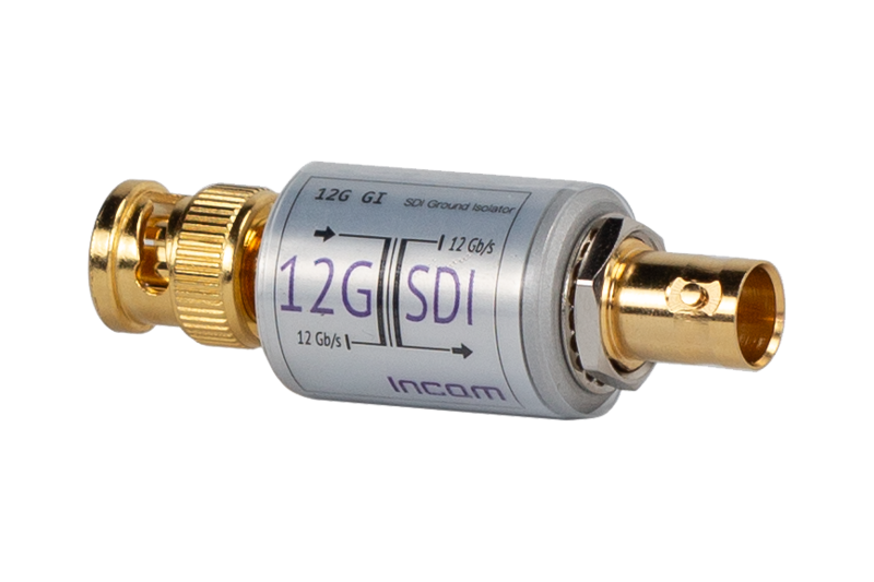 4K/12G SDI ground isolator(MF) – INCAM – Discovery New Vision